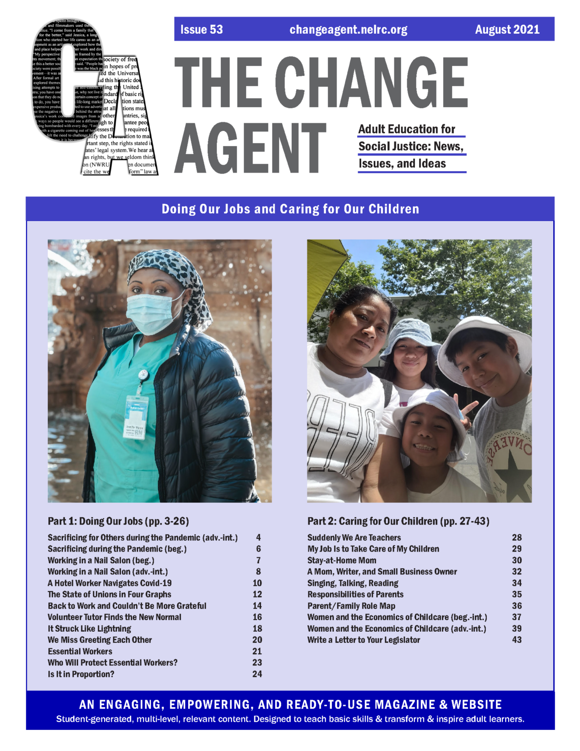 The Change Agent | An Adult Education Resource for Social Justice